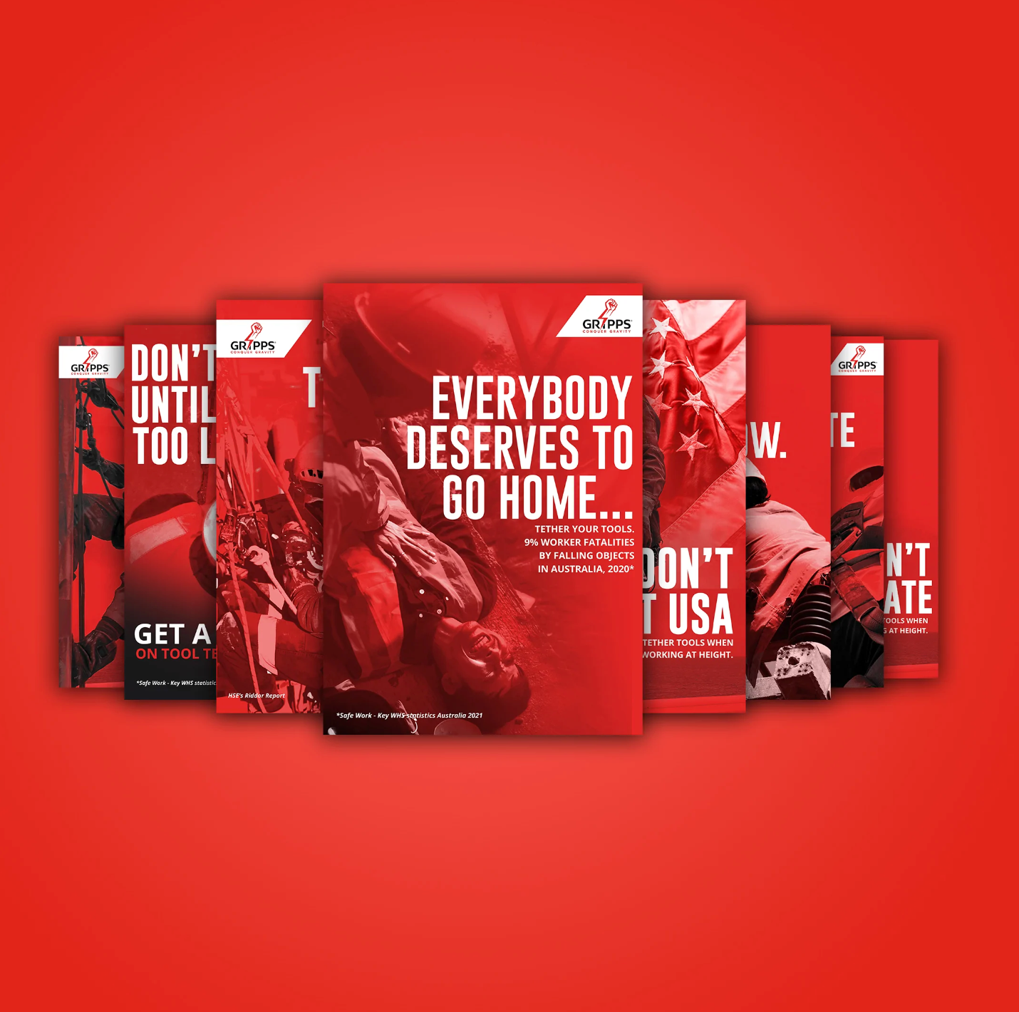 6x Poster Pack - Dropped Object Prevention – GRIPPS USA